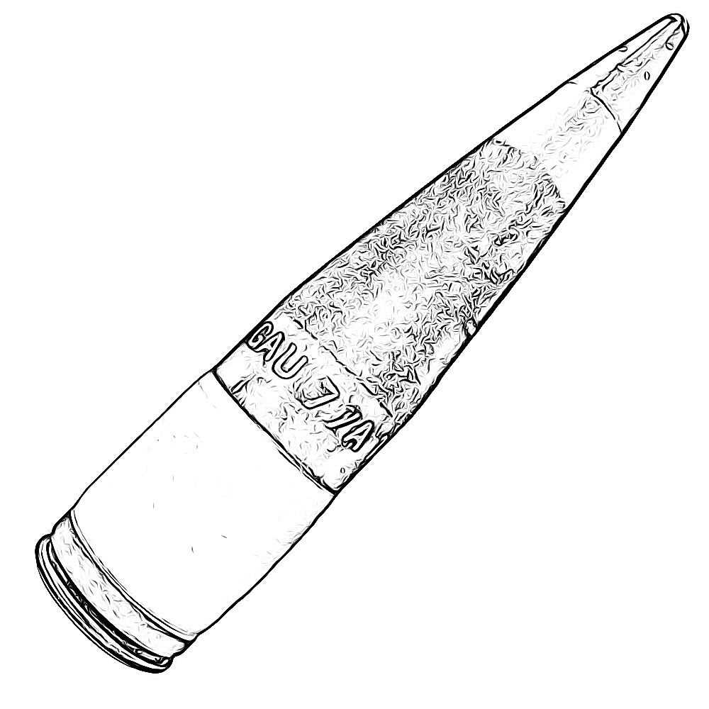 25mm Philco-Ford GAU-7 Telescoped Ammunition listing