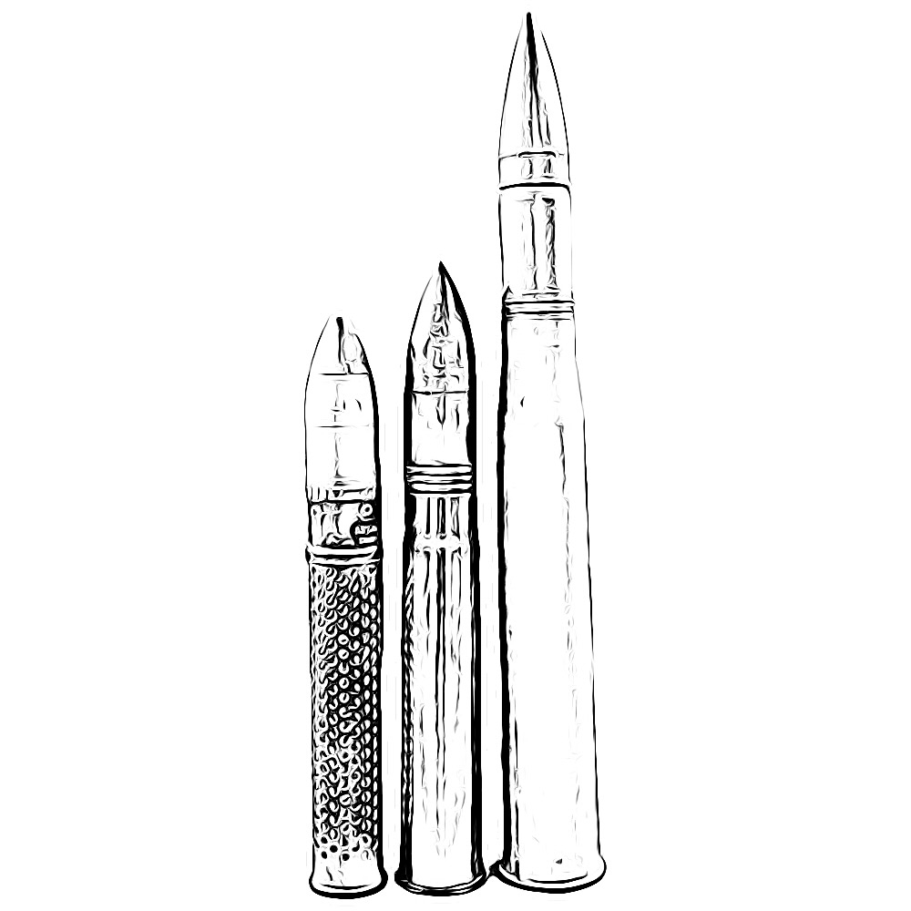 57mm Ammunition listing of all available items in 57mm