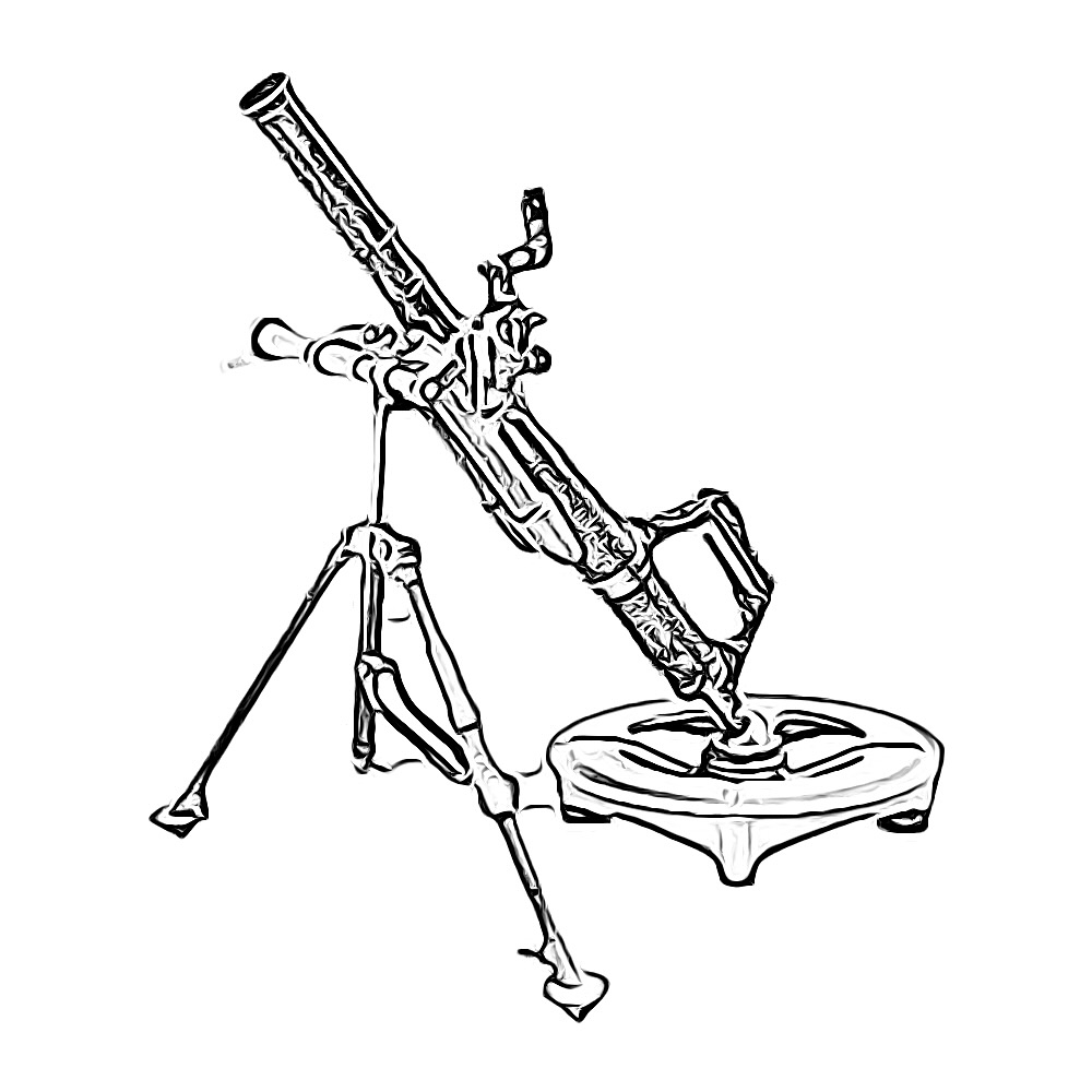 60mm M224 Mortar (Cold War - Modern Era) listing of all