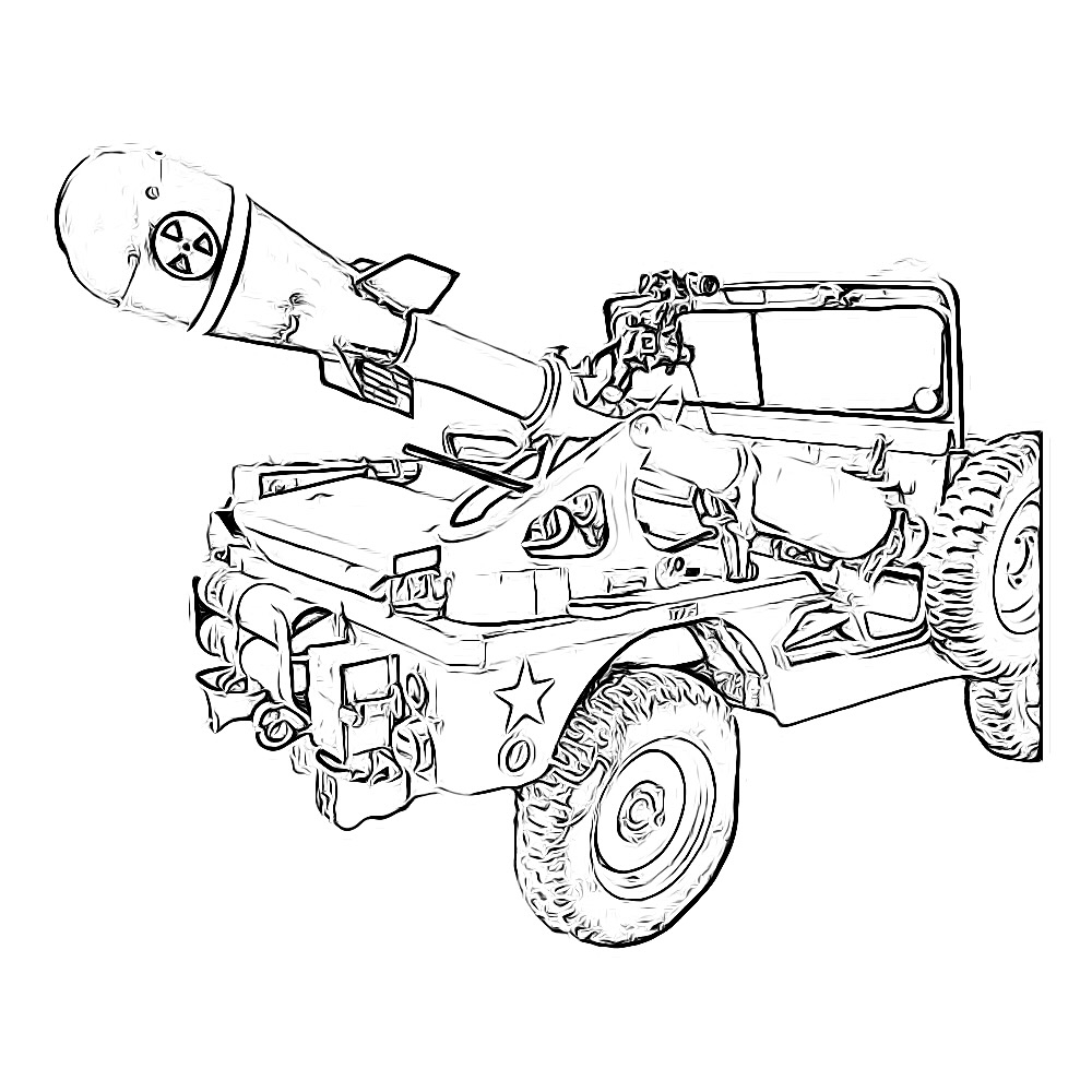 155mm M29 Heavy Tactical Nuclear Recoilless Rifle (Davy Crockett)