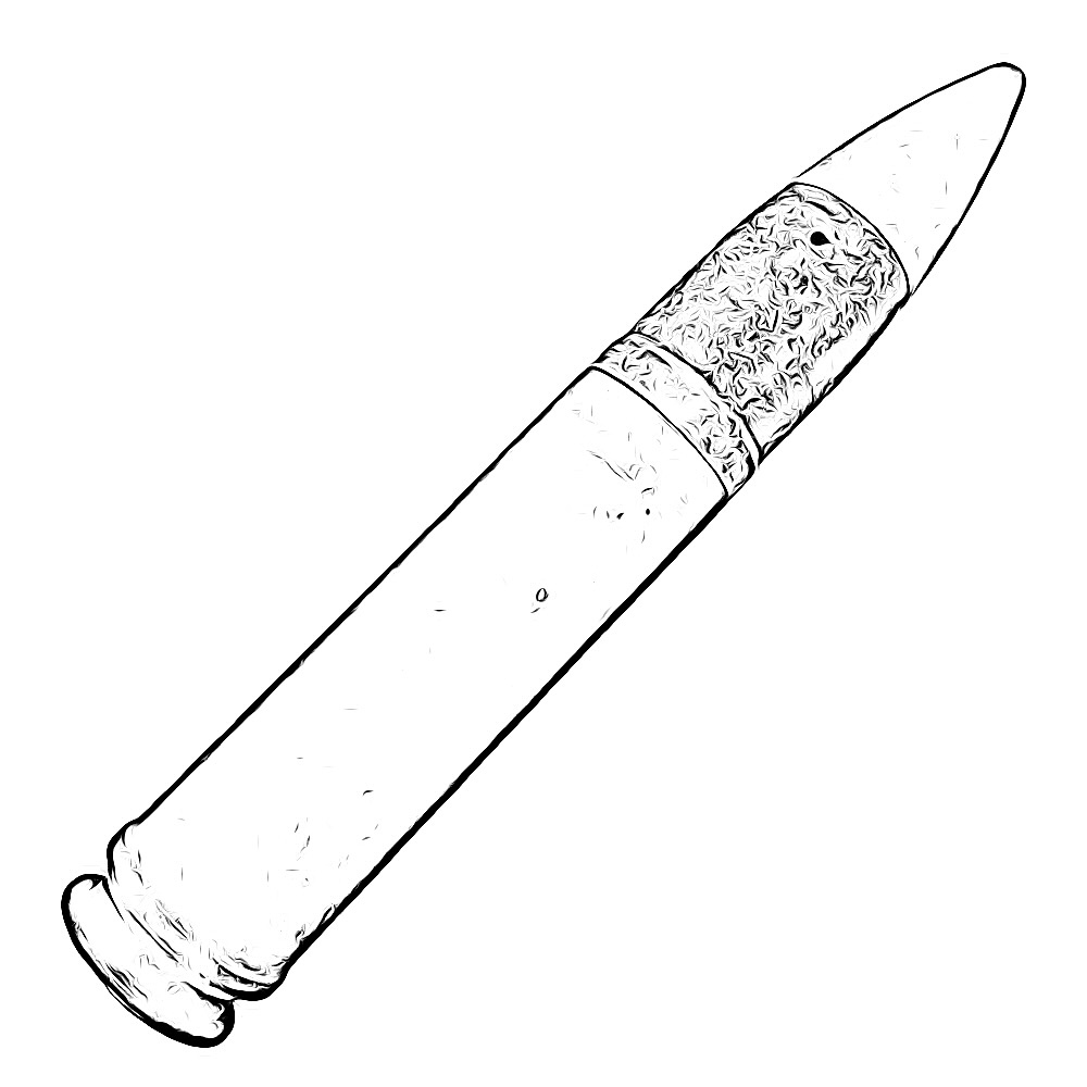 30mm T204 Series for T182 Gun (30x113mm) - 30mm Experimental Ammunition ...