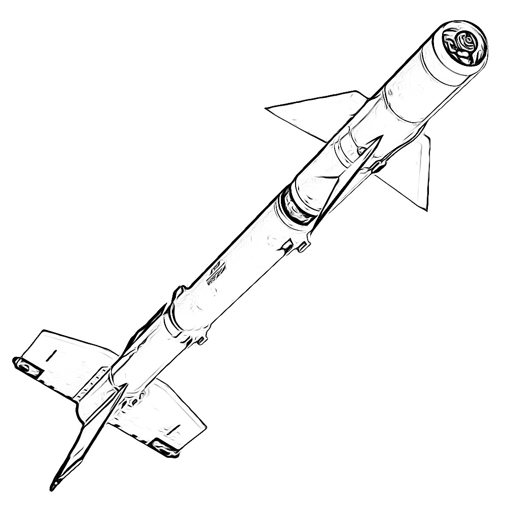 Soviet K-13 "Vympel" (AA-2 Atoll) Air-to-Air Missile