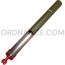 60mm M2 Mortar Tube Cutaway Approx length 29", Approx width 3.5"