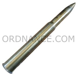 INERT 3-inch .50 cal Drill Round Mk 8 Mod 1 Approx length 35"
